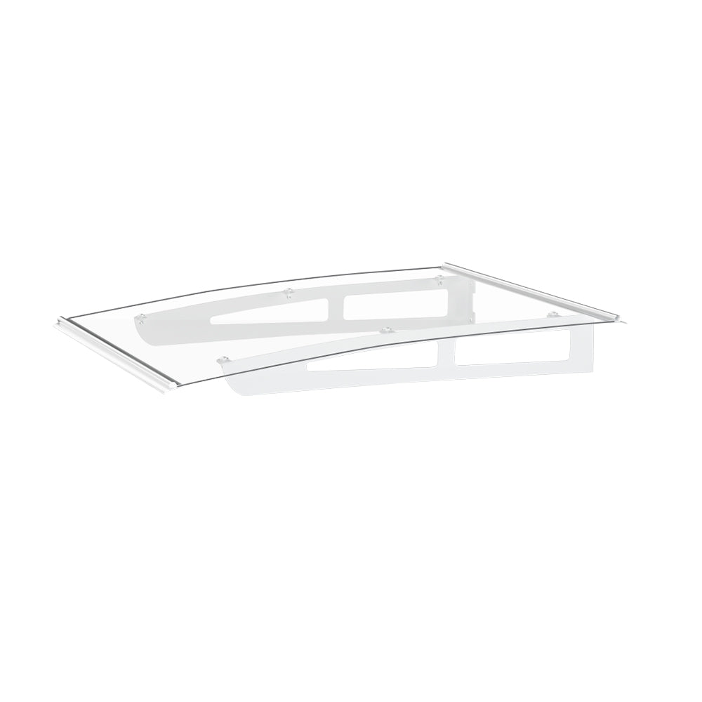 Window Door Awning Canopy 1mx1m Transparent Solid Sheet Aluminum Frame ...