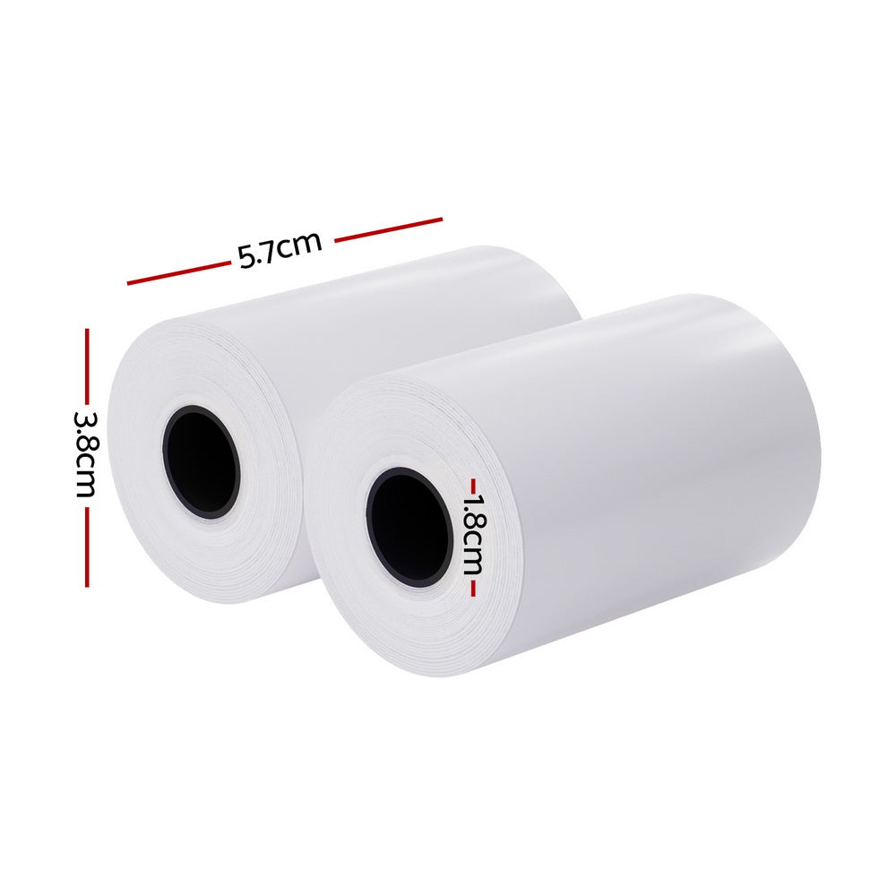 100 Rolls Thermal Label Paper Printer Paper Cash Register POS Receipt ...